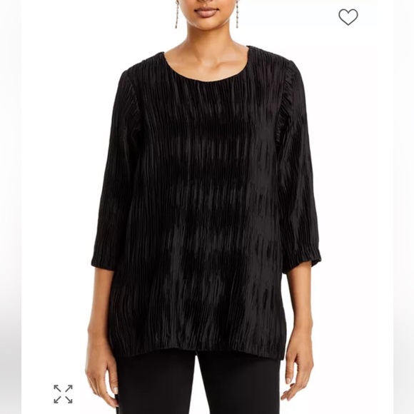 Caroline Rose | Tops | Nwt Caroline Roseplisse Crinkled Pleat Scoop ...